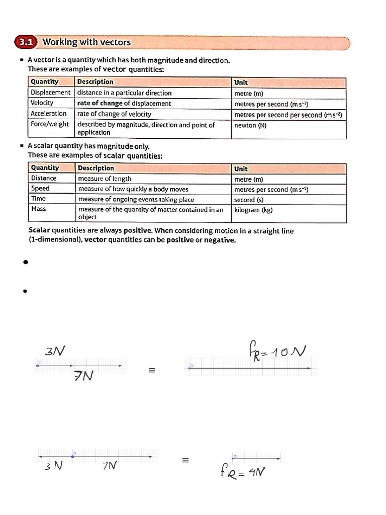 Ch.3 Vectors M1 | PDF
