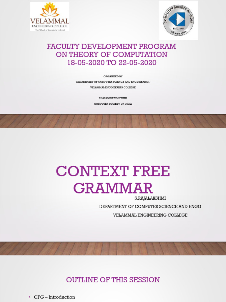 Context Free Grammar | PDF