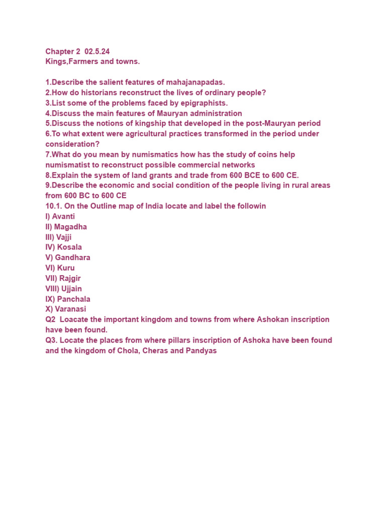 Chapter 2 Questions Answers | PDF