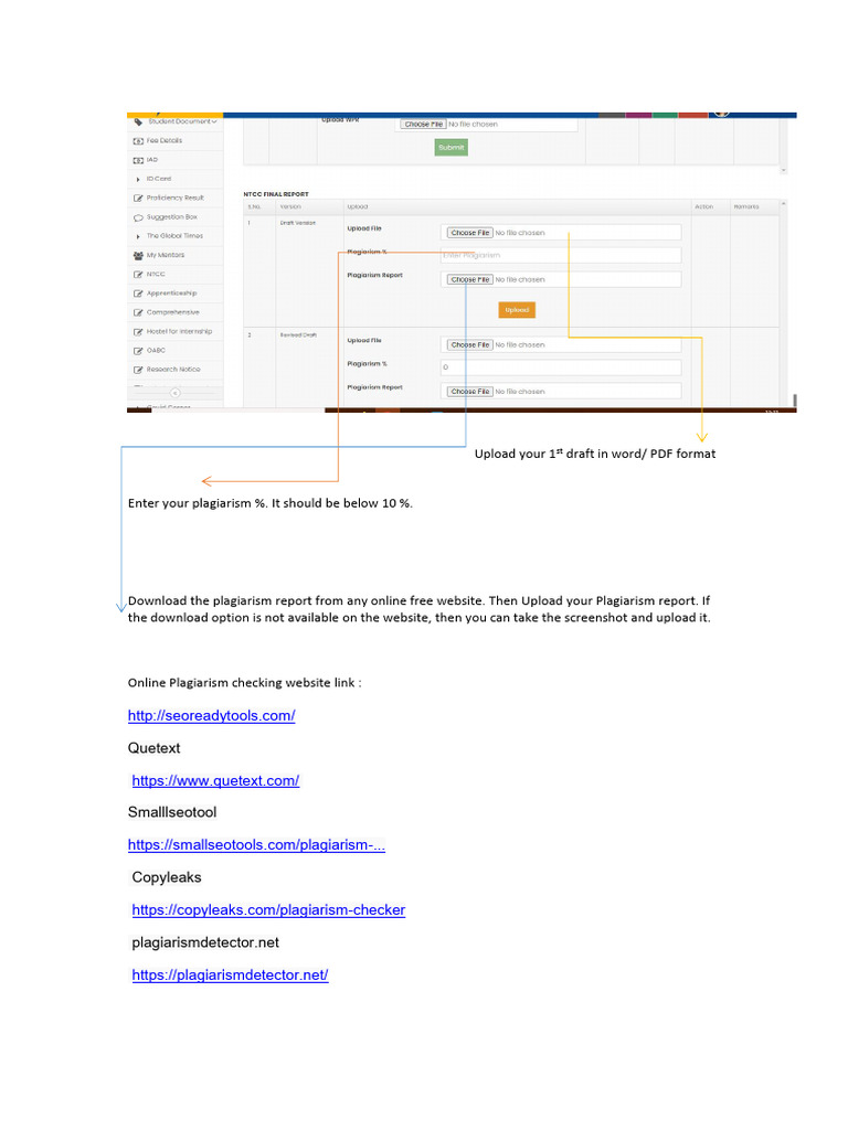 How To Submit The Draft | PDF
