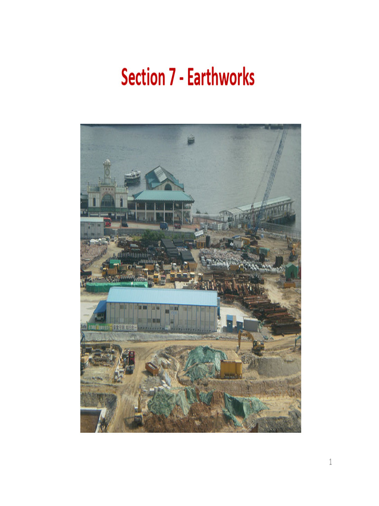 CH 2 - Earthwork (60 Pages) (Compatibility Mode) | PDF
