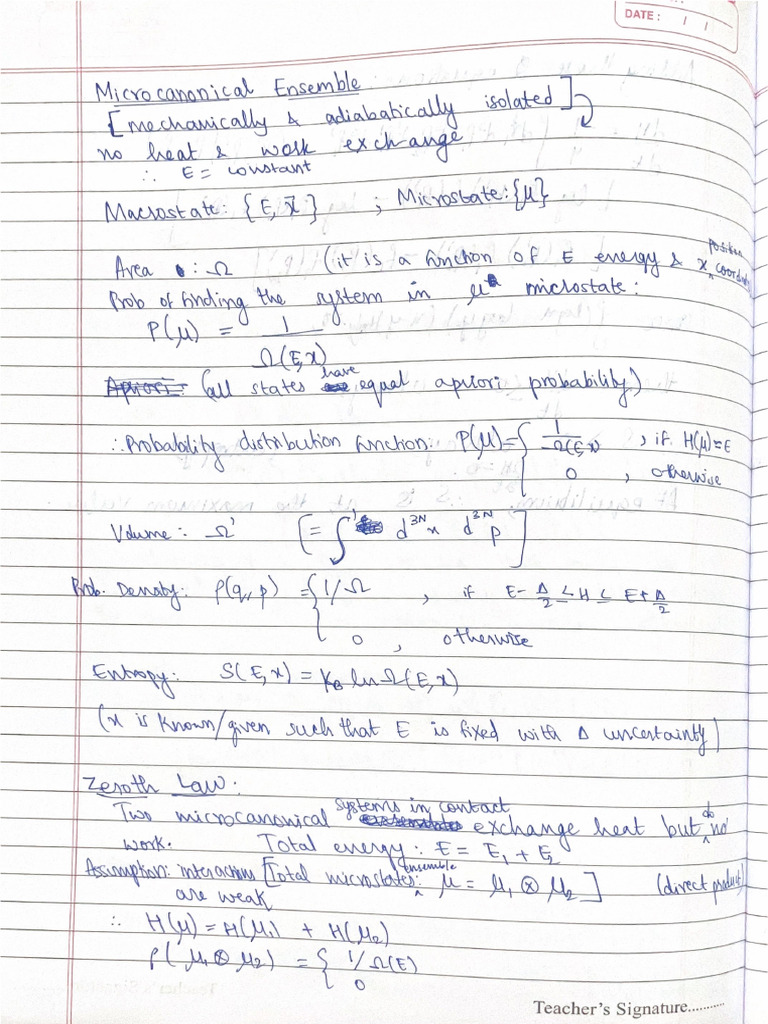 Stat Mech After Midsem | PDF