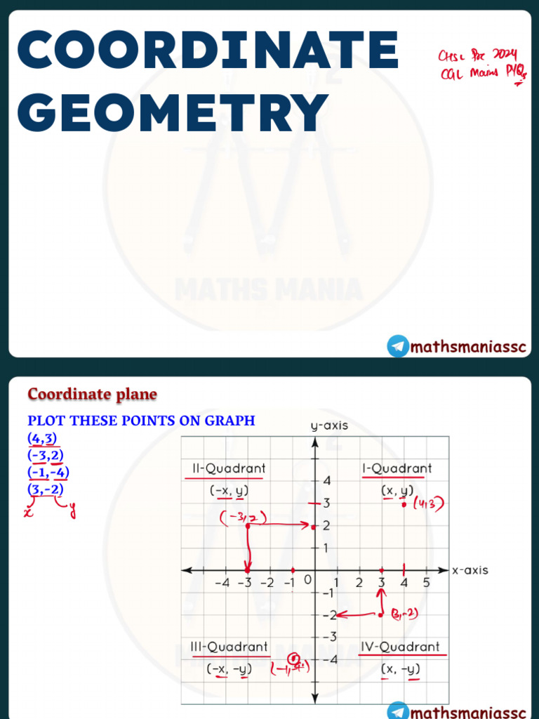 Coordinate Geometry | PDF