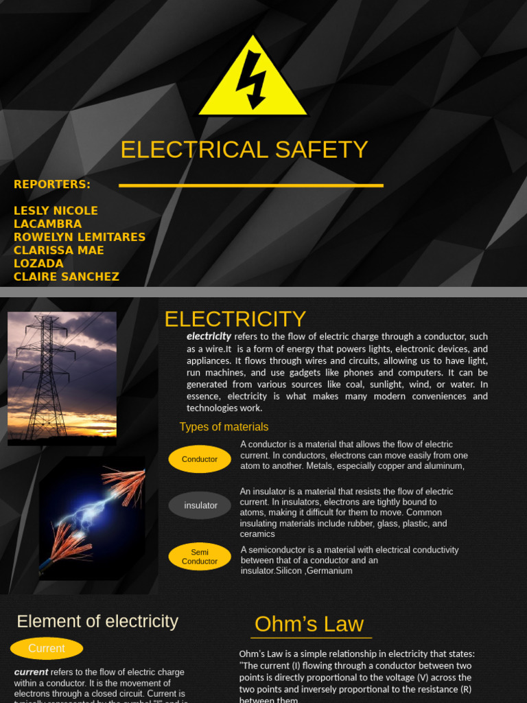 Electrical Safety (1) | PDF
