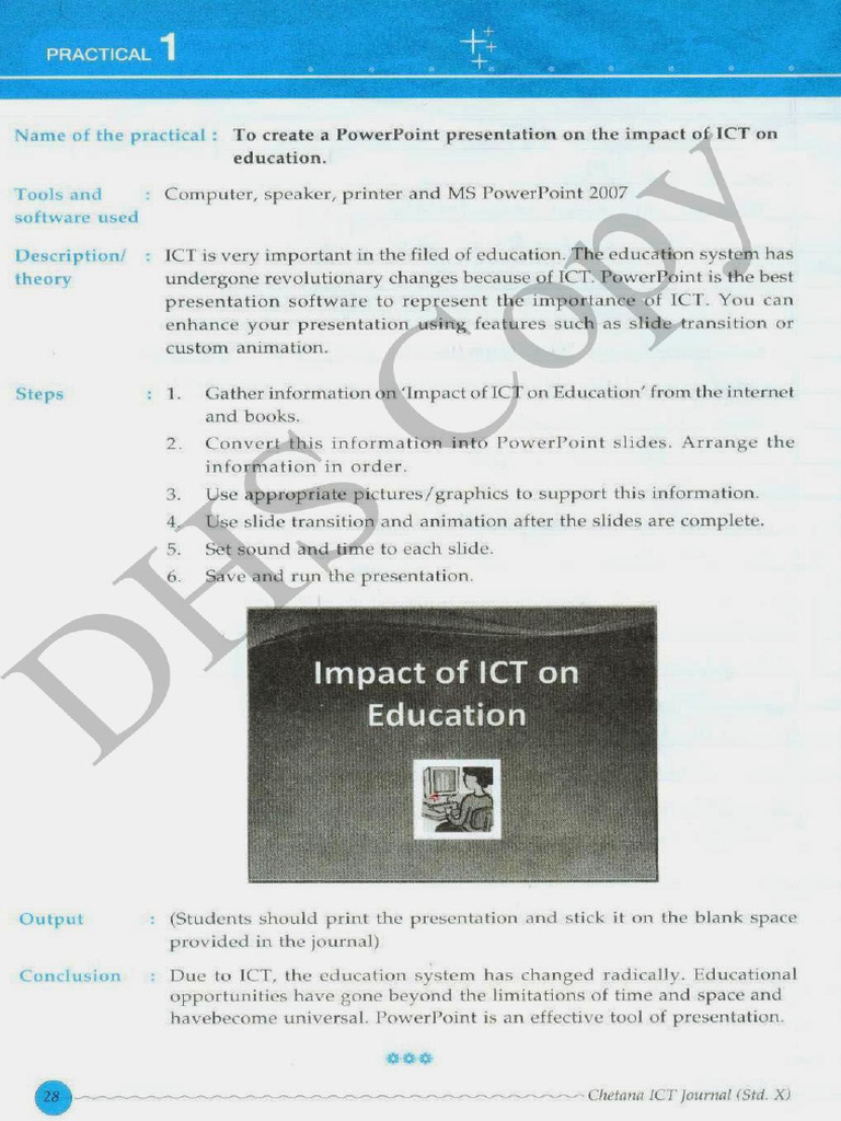 10 ICT Practical | PDF