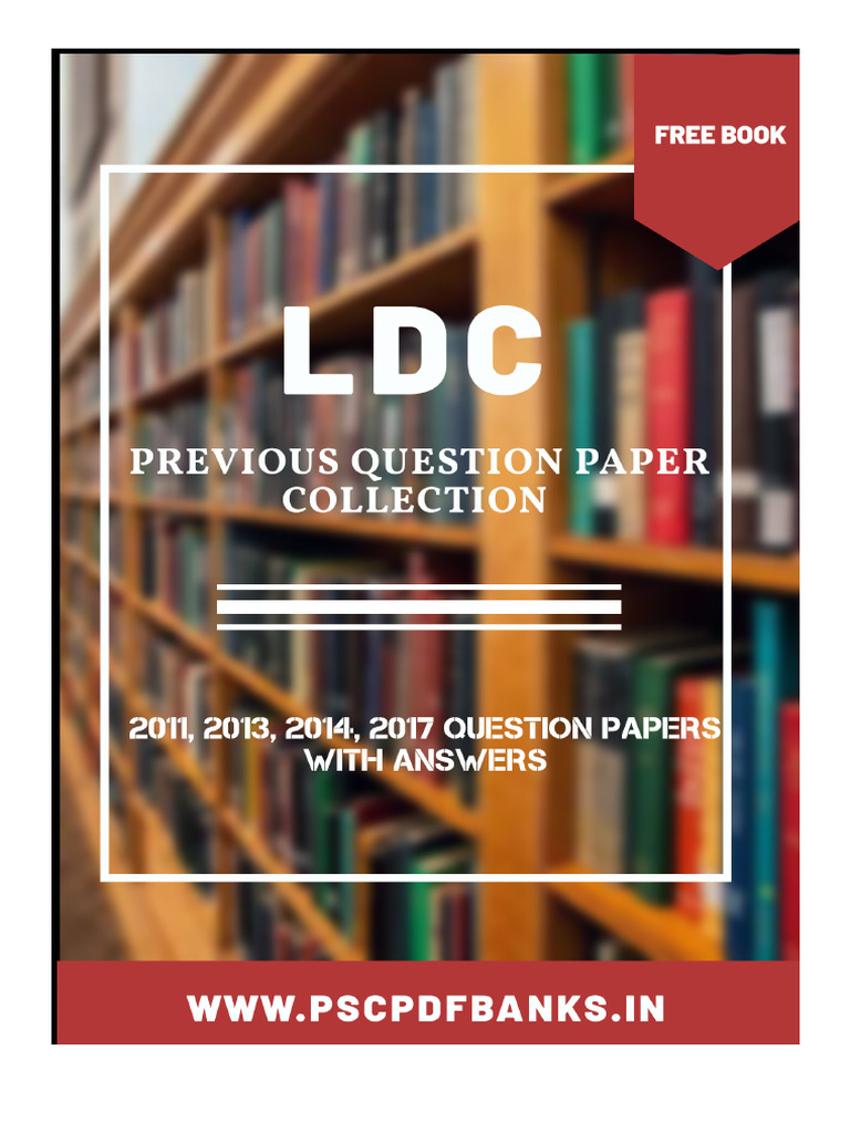 LDC Previous Question Papers | PDF