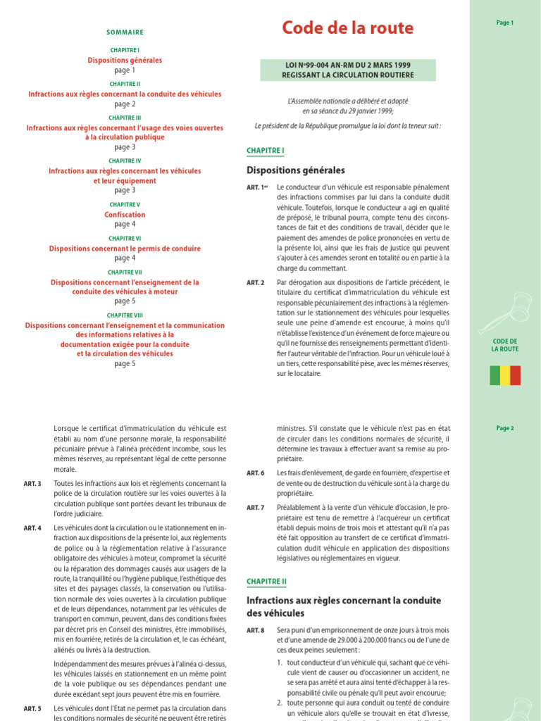 Code de La Route | PDF