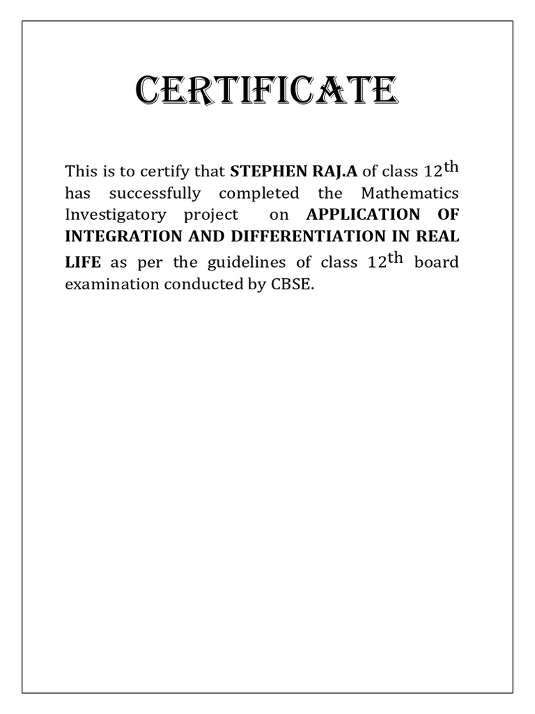 Asr Certificate | PDF