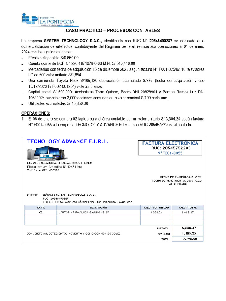 Caso Practico - s10 PC | PDF