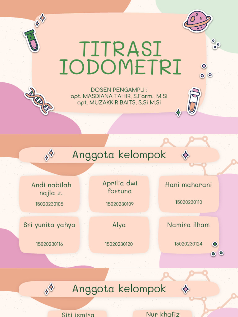 Titrasi Iodometri KLP 2 | PDF