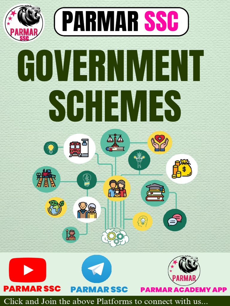 Schemes Launched by Gov of India - Parmar SSC | PDF