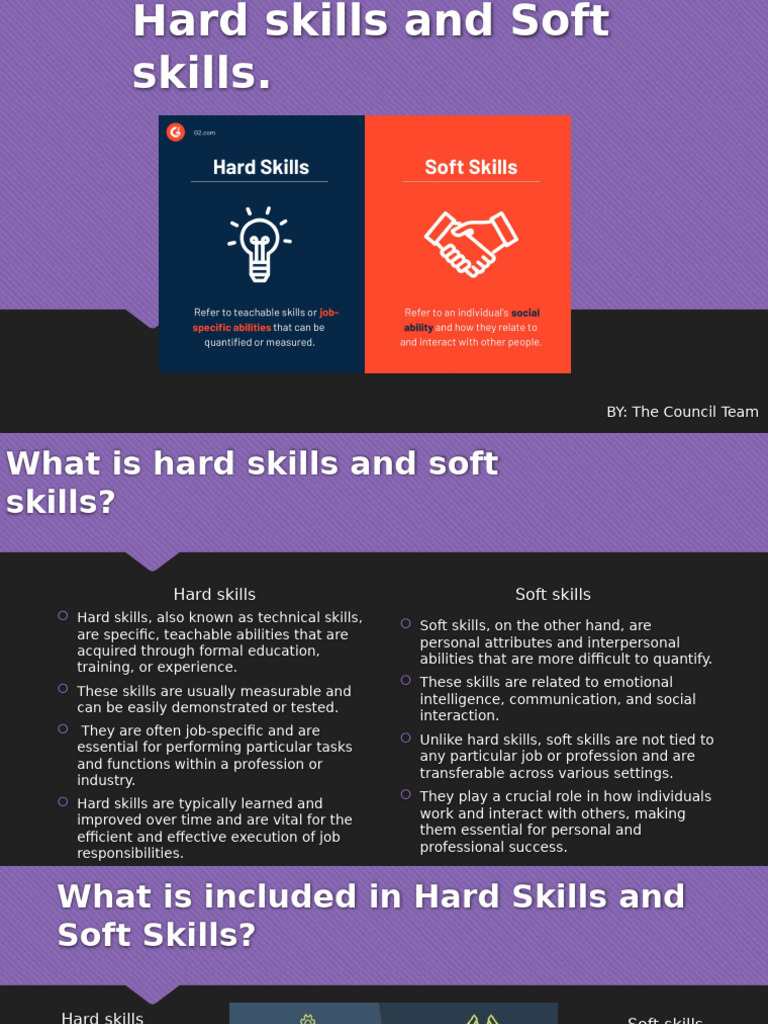 Hard Skills and Soft Skills | PDF