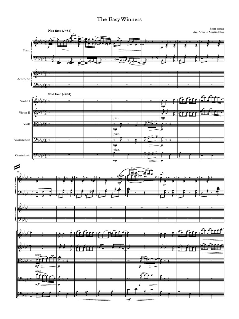 IMSLP565958-PMLP13255-The_Easy_Winners_-_Partitura_completa | PDF