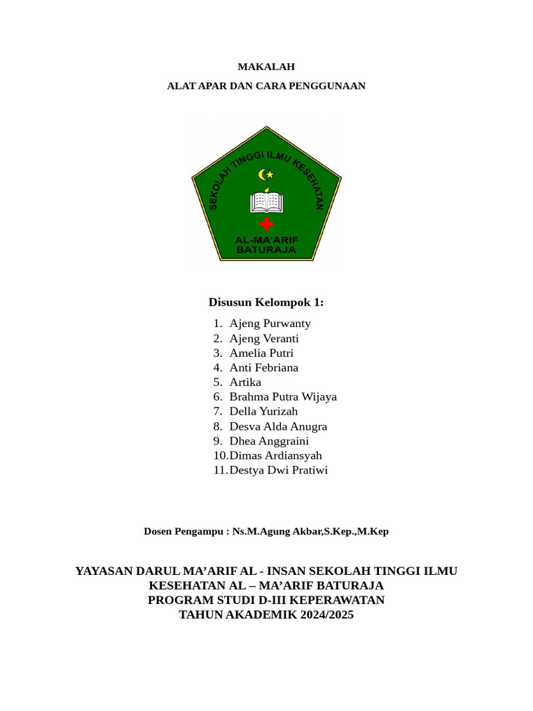 Makalah 1 | PDF