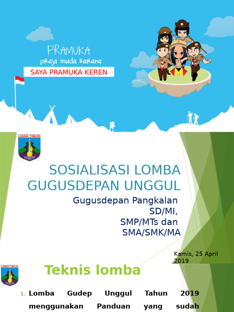 Materi Gudep Unggul Sd-Sosialisasi Lomba Gugusdepan Unggul | PDF