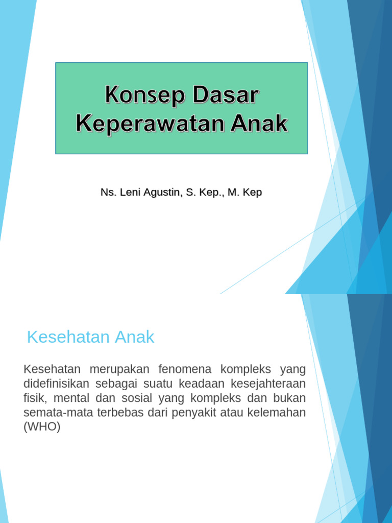 Konsep Dasar Anak | PDF