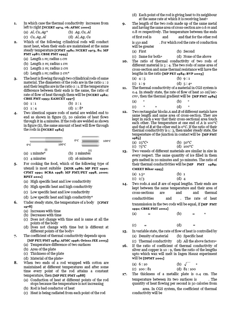 Assignment - Transmission of Heat | PDF