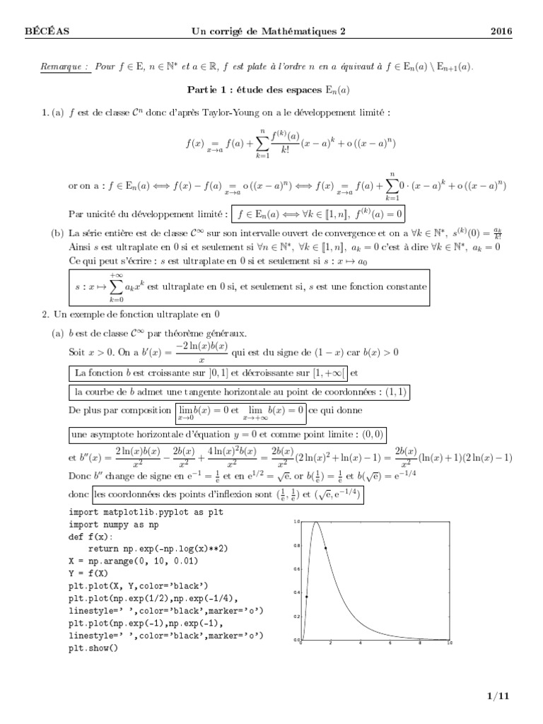 Banque D'épreuves Des Concours Des Écoles D'actuariat Et Statistique ...