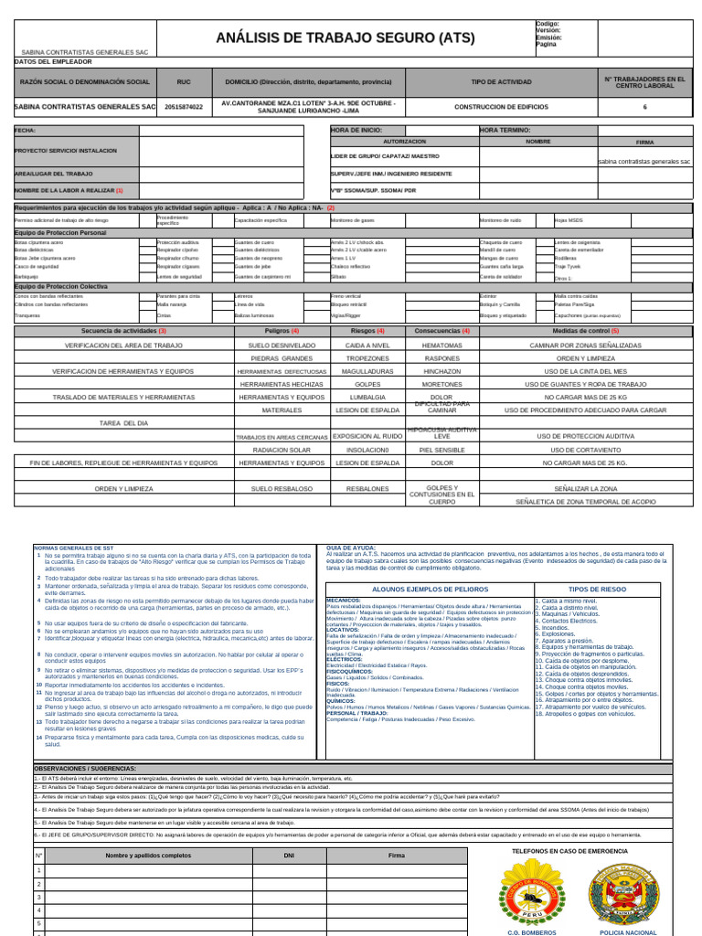 Ats Lleno Modelo | PDF