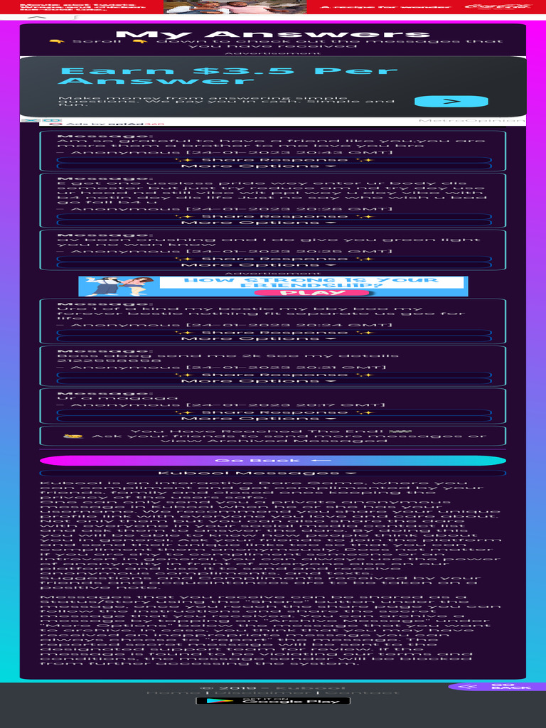 My Messages - Kubool 2 | PDF