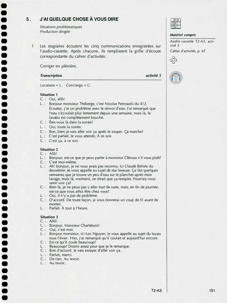 GE QA O3T4S1 Module2 T2-A3 Act5 Situations-Problematiques | PDF