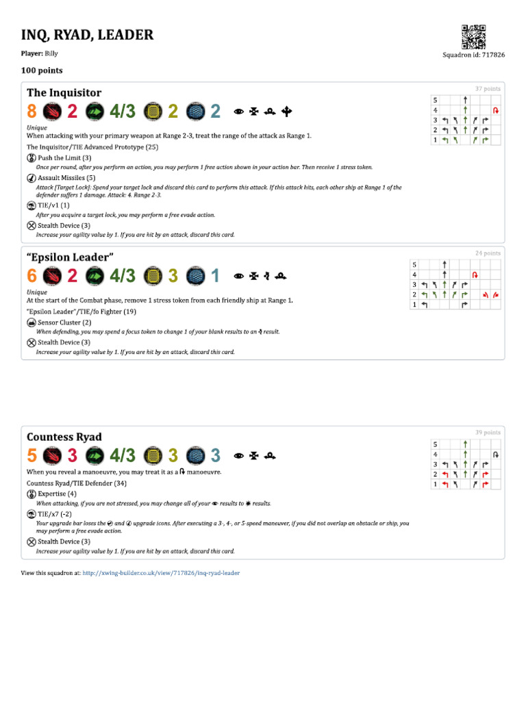 Inquisitor and Ryad and Epsilon Leader | PDF