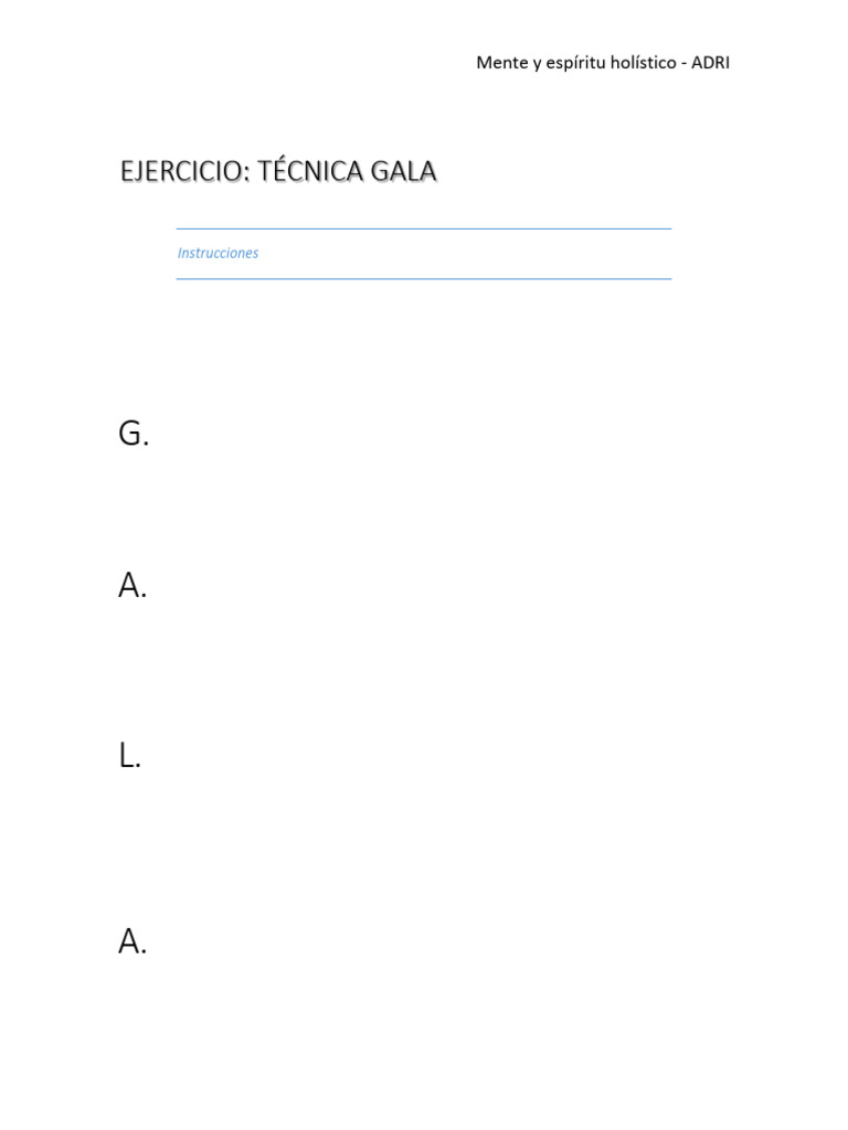 Dia 6 - Ejercicio Tecnica Gala | PDF