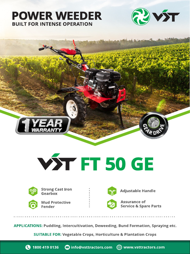 VST FT 50 Ge Power Weeder | PDF