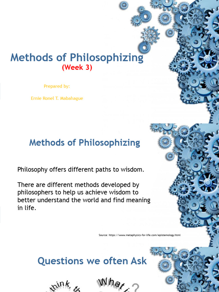 Philosophy Methods Explained | PDF | Dialectic | Phenomenology (Philosophy)
