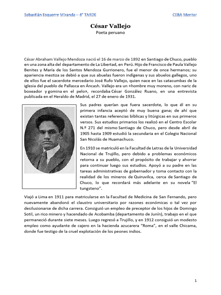 César Vallejo | PDF