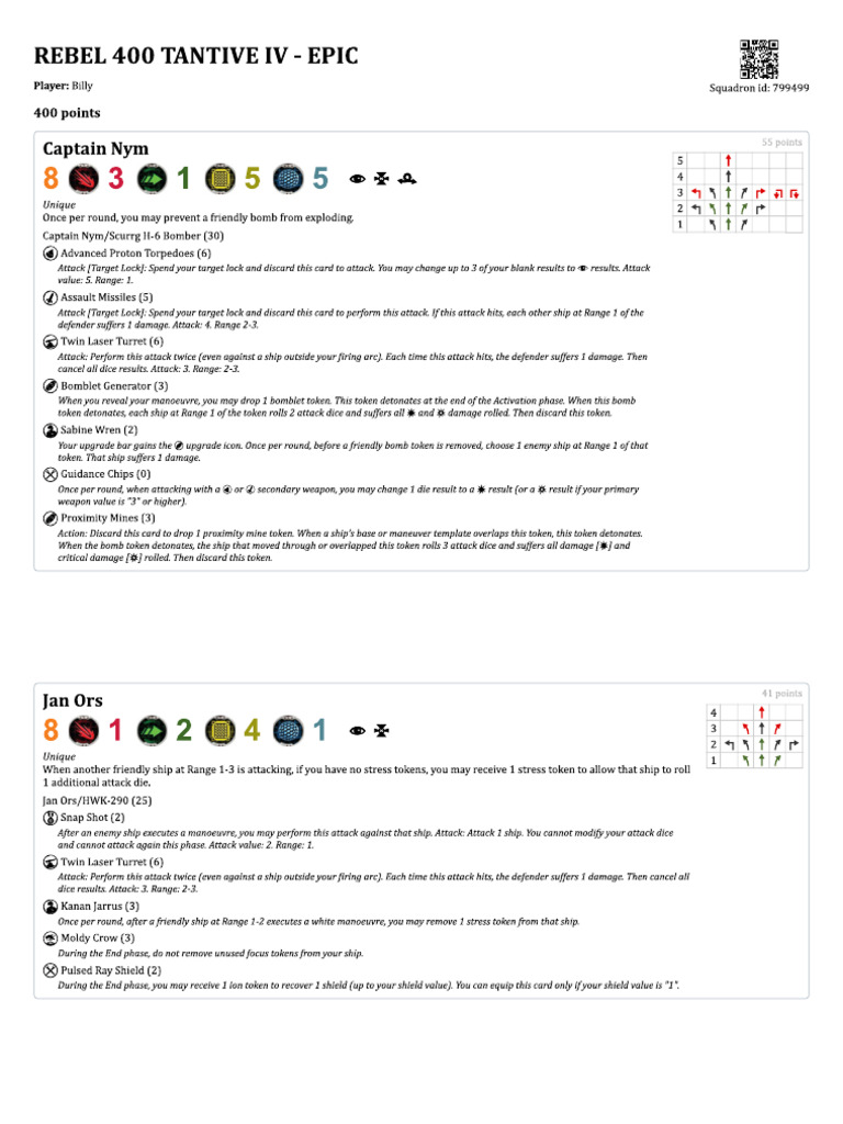 EPIC Rebels 400 - Tantive IV | PDF