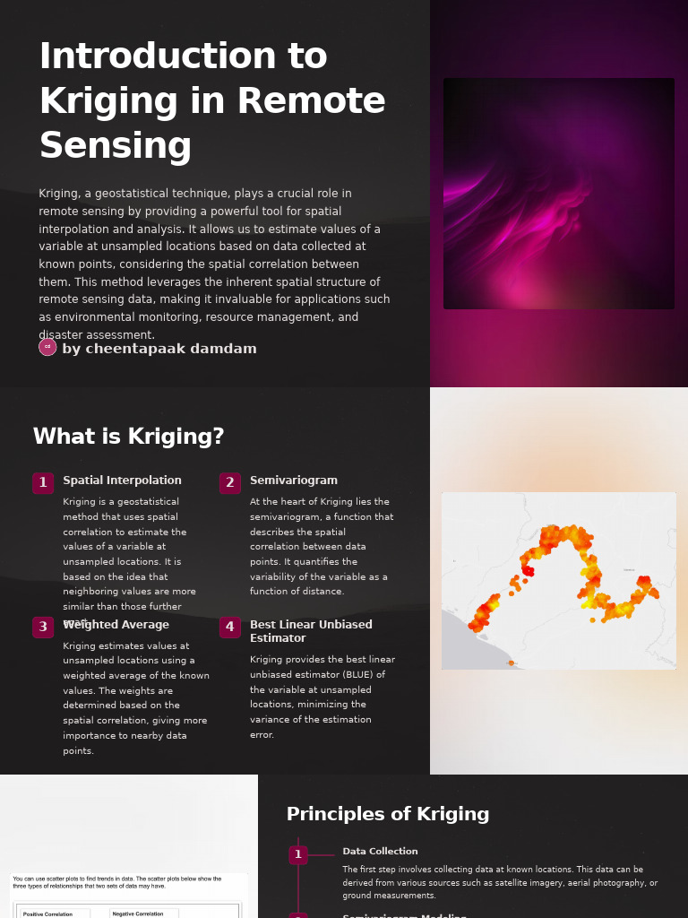 Introduction To Kriging in Remote Sensing | PDF