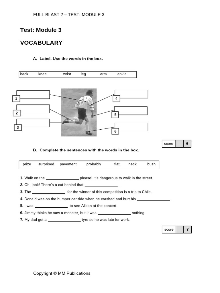 Full Blast 2 - Tests - Mod 3 | PDF