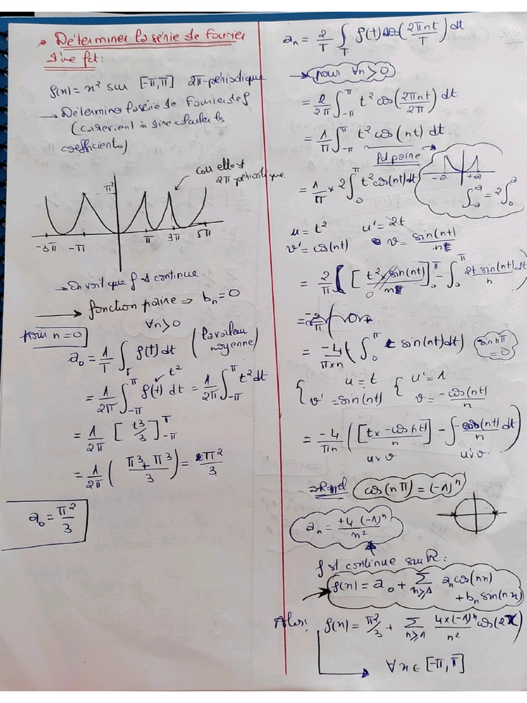 Series de Fourrier | PDF