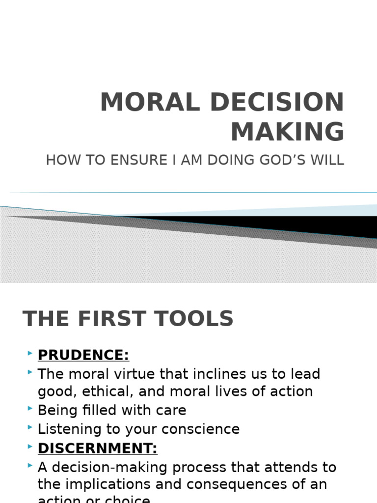 Moral Decision Making | PDF