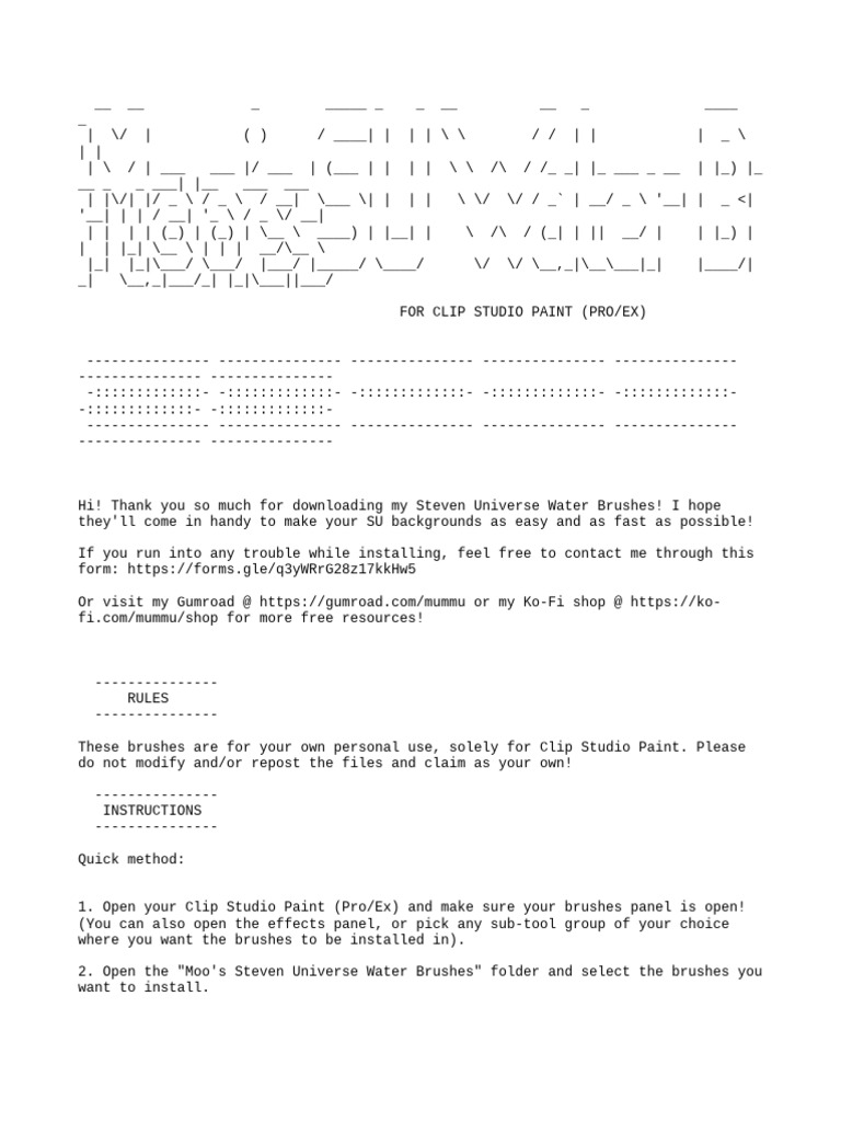 Install Instructions! | PDF