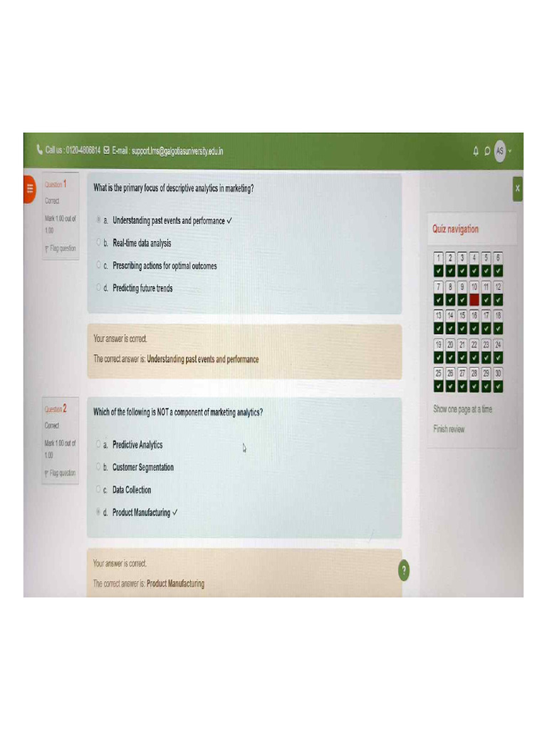 Marketing Analysis Quiz | PDF