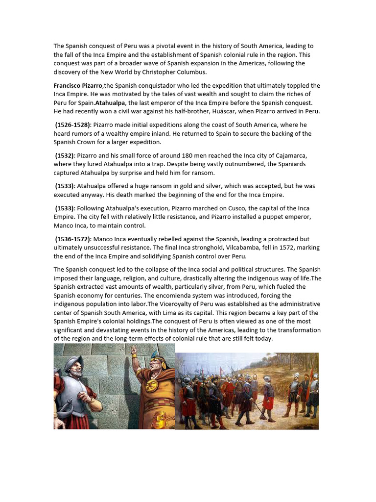 The Spanish conquest | PDF