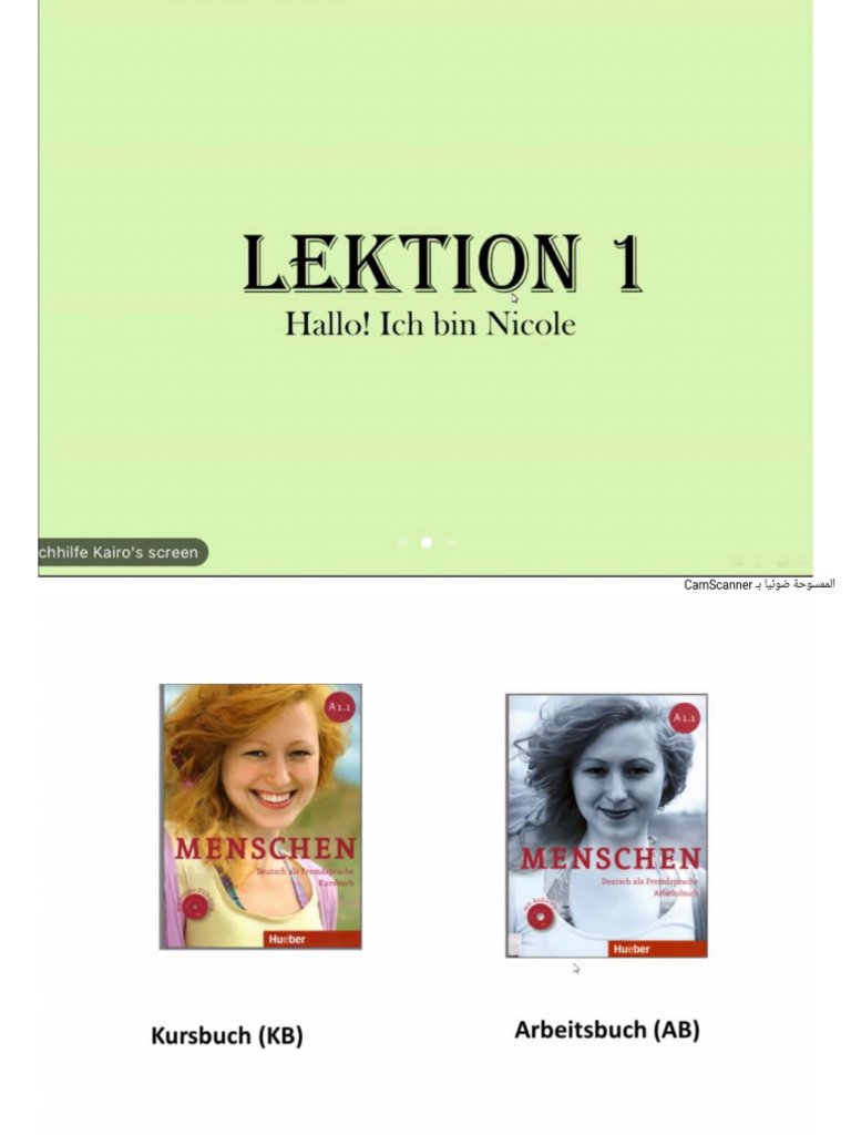 A1.1 Lektion 1 | PDF