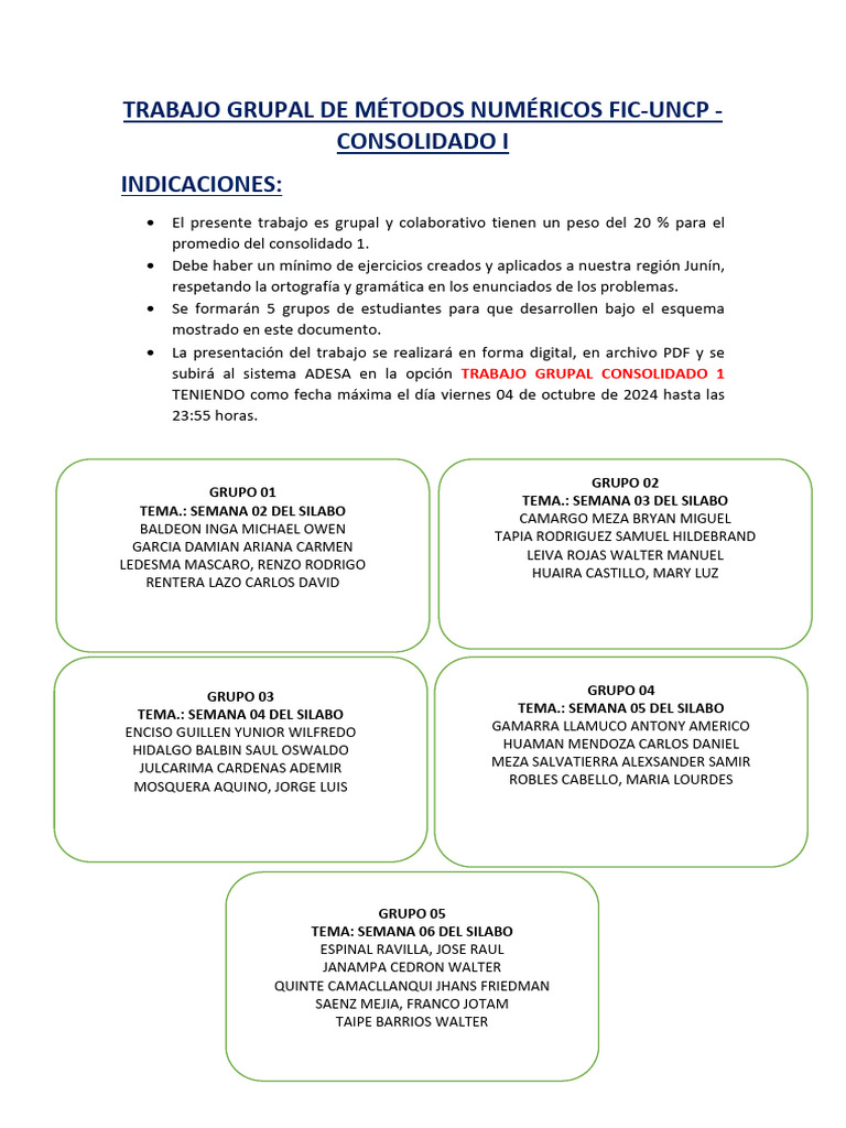 Trabajo Grupal Metodos Numericos C1 | PDF | Ortografía | La lingüística ... Trabajo Grupal Metodos Numericos C1 | PDF | Ortografía | La lingüística ...
