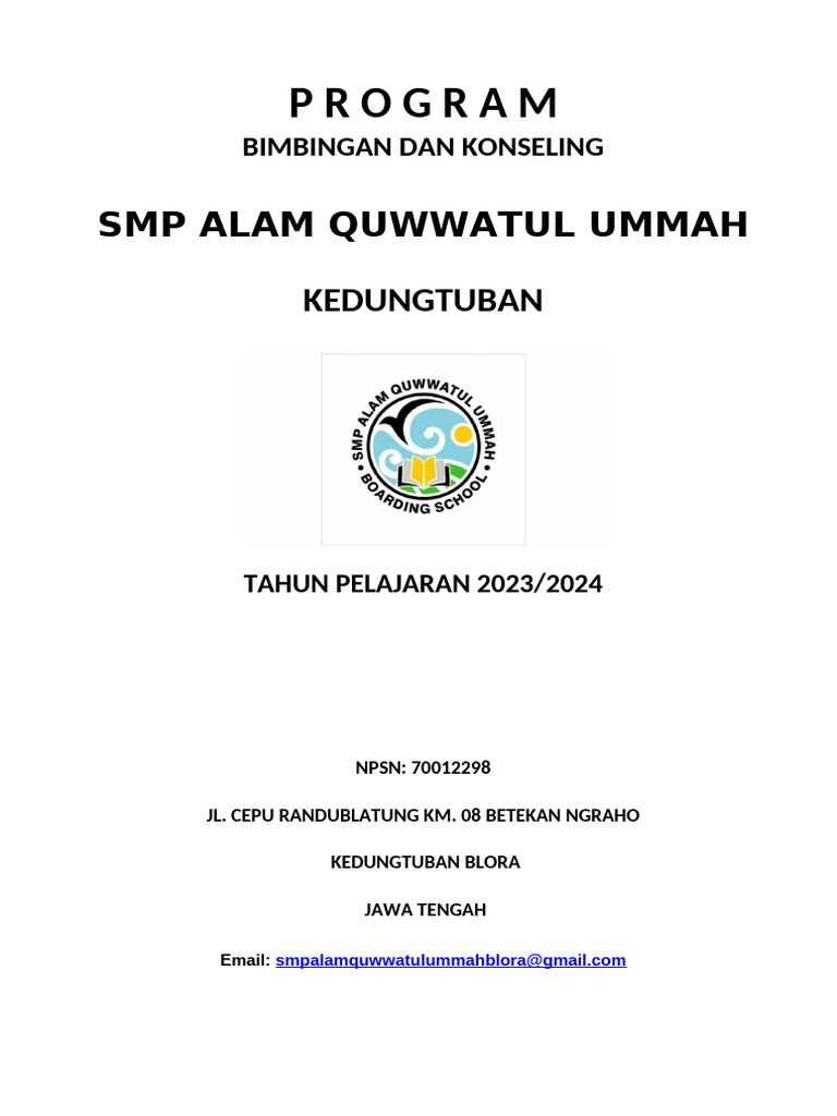 Program BK SMP 2023 | PDF