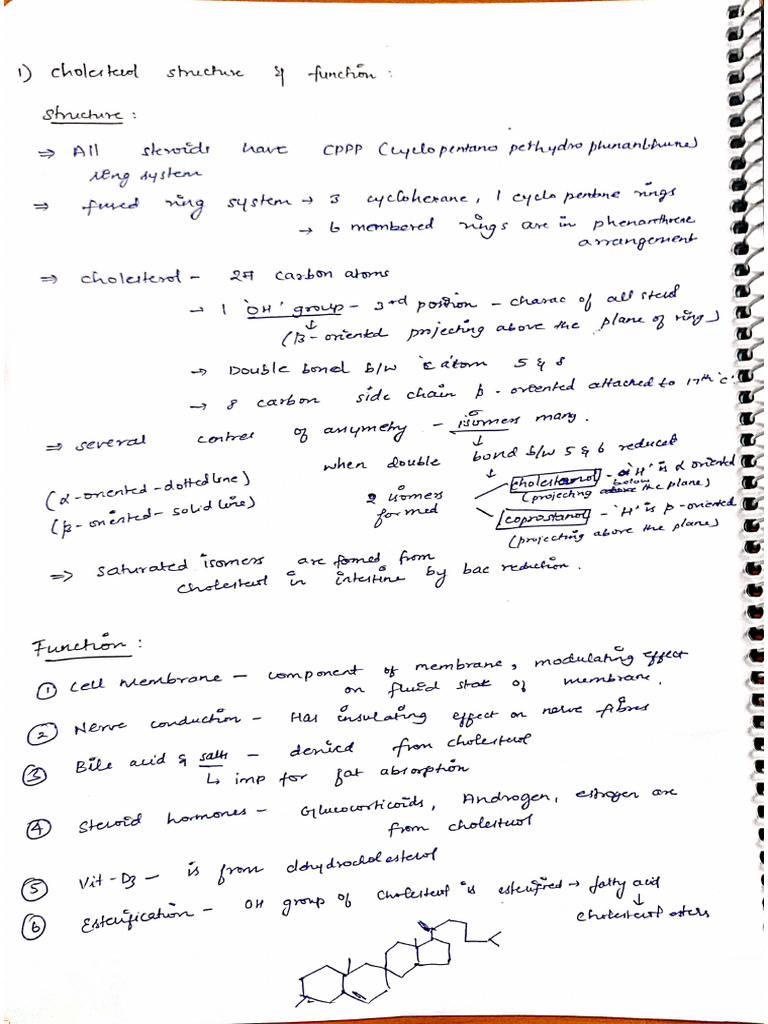 Biochem Fa Notes | PDF