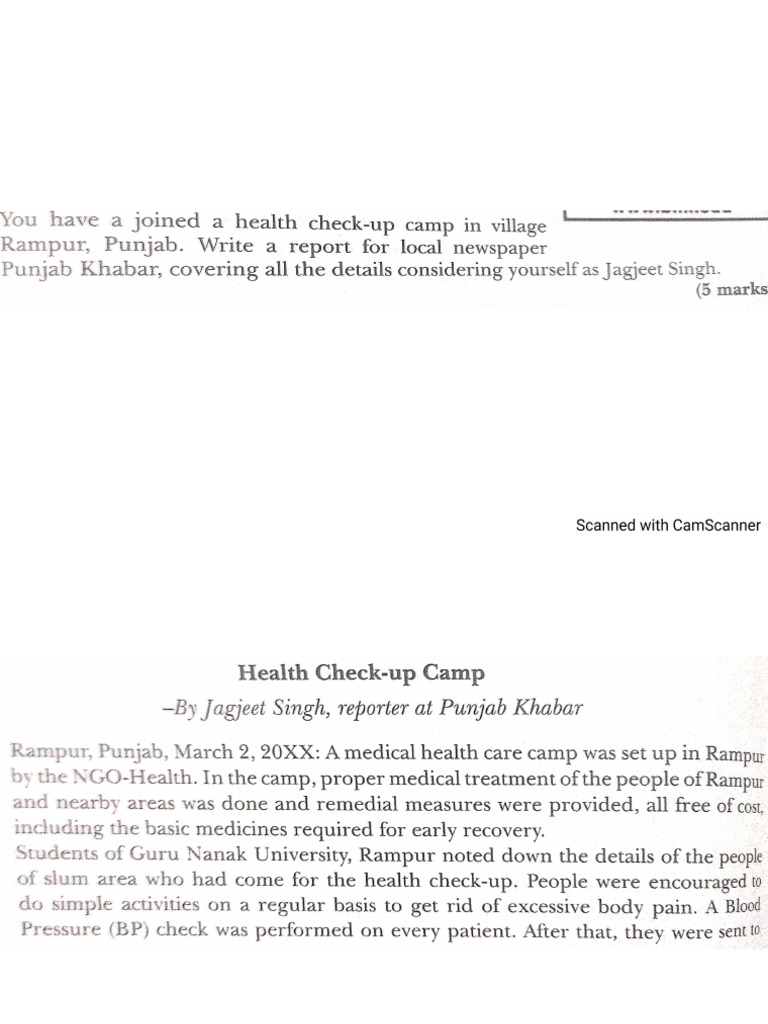 Sample Report Writing | PDF