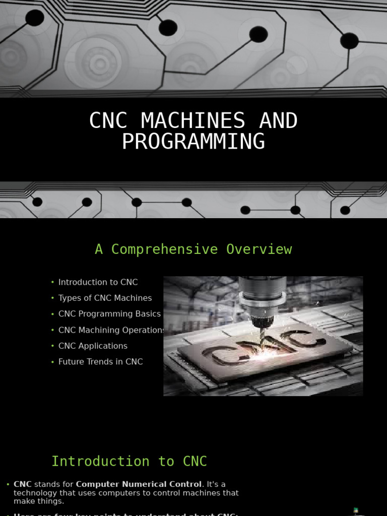 CNC Machines and Programming | PDF