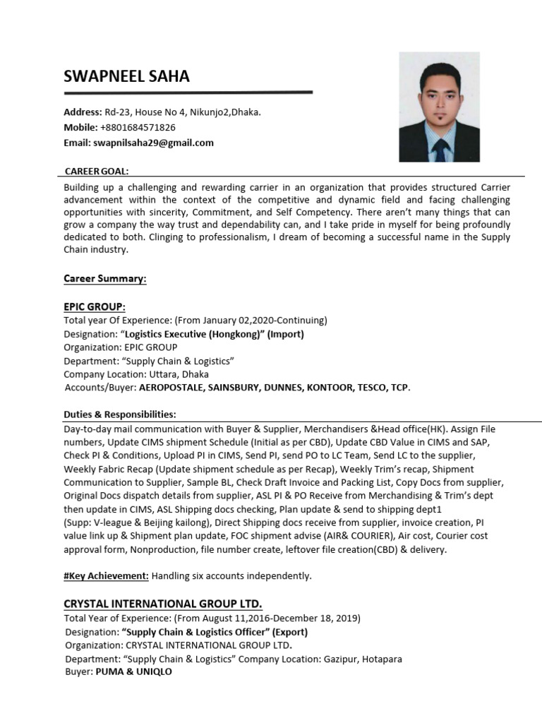 Swapneel Saha- Resume | PDF