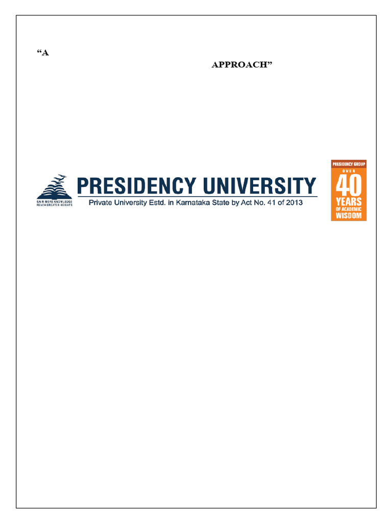 Vinod D R (20212mba0338) Final Desertation Project | PDF