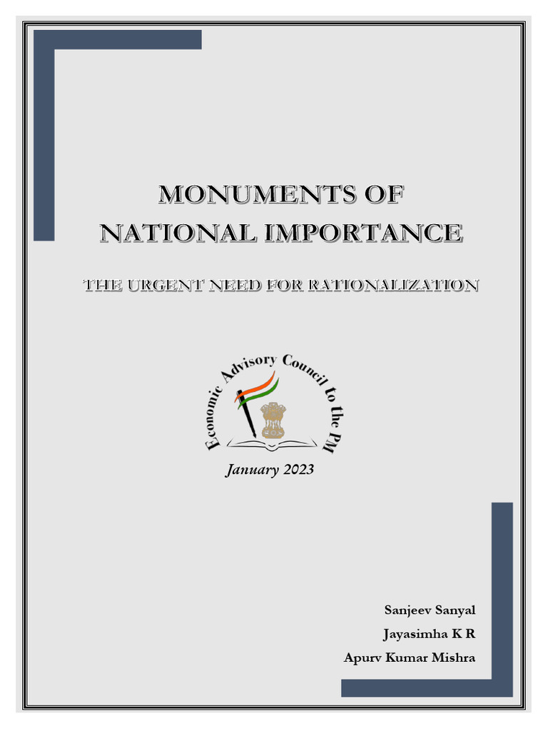 Monuments of National Importance | PDF