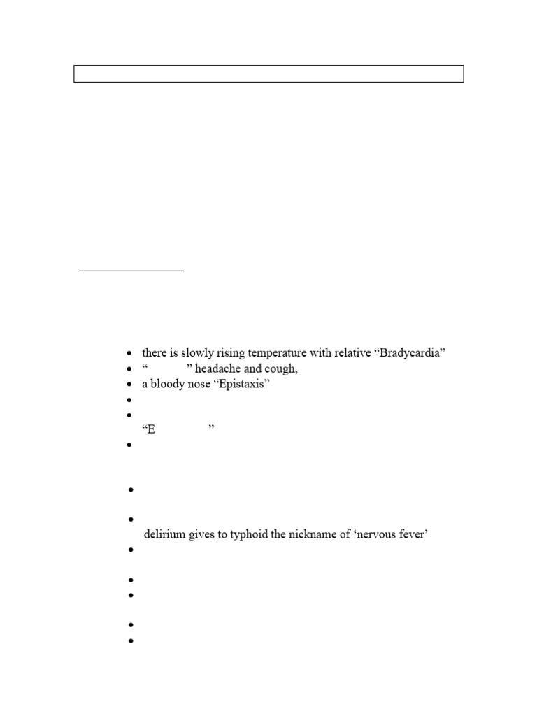Typhoid Fever Dermatitis Leprosy | PDF