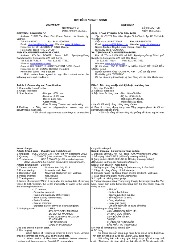 H P Đ NG Ngo I Thương | PDF