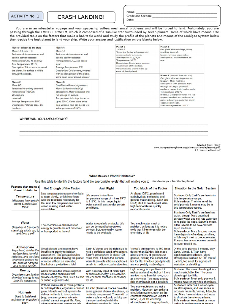 crash-landing-activity | PDF